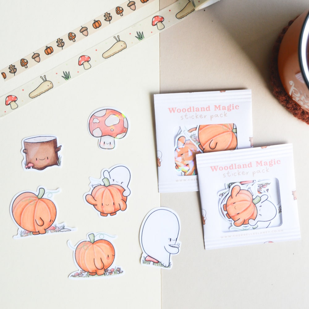 Woodland Magic Die Cut Sticker Pack – Cherrelle Slaney