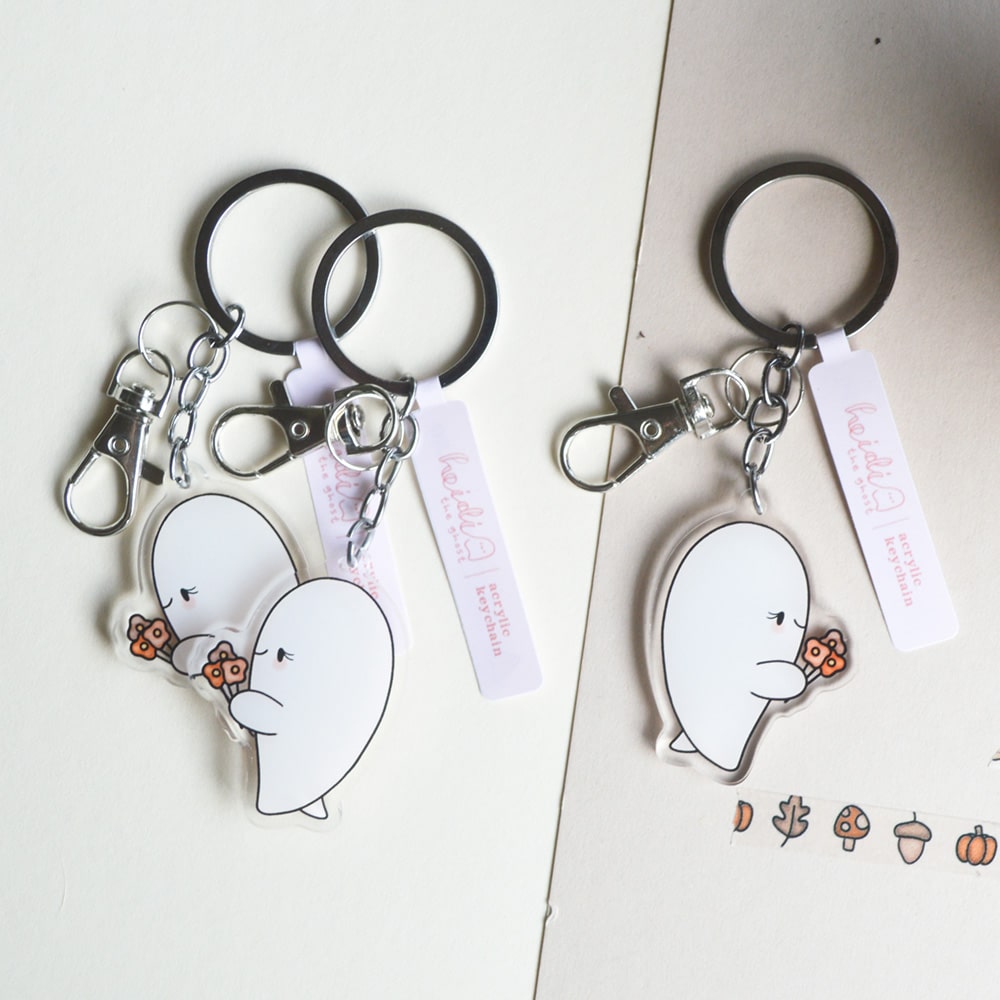 Heidi the Ghost Keychain – Cherrelle Slaney