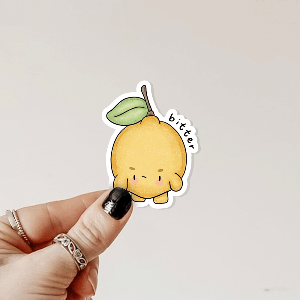 ‘Bitter’ Die Cut Sticker – Cherrelle Slaney