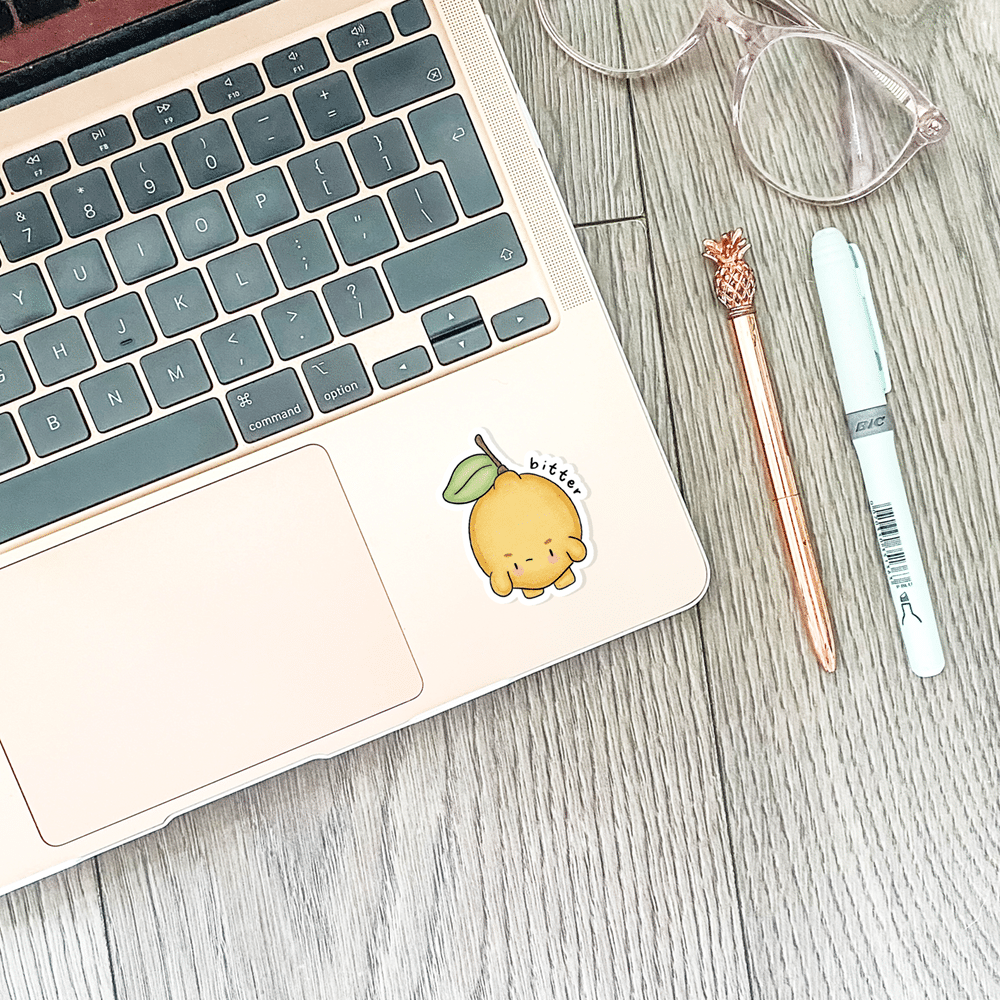 ‘Bitter’ Die Cut Sticker – Cherrelle Slaney