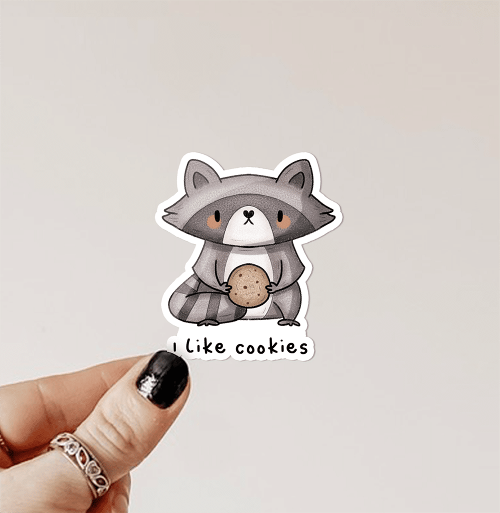 ‘I Like Cookies’ Die Cut Sticker – Cherrelle Slaney